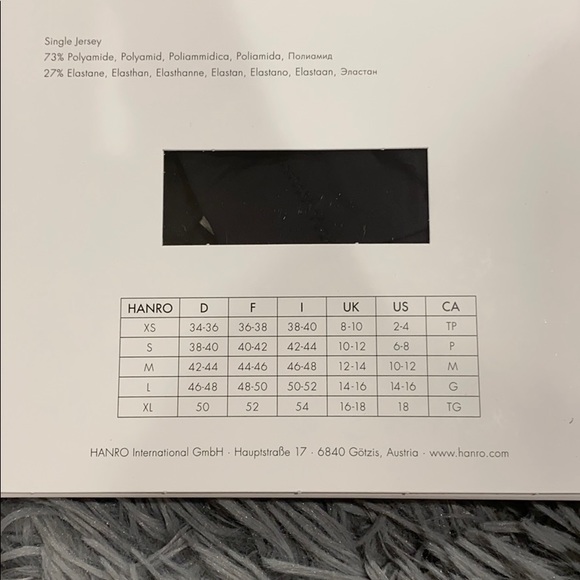 Hanro | Intimates & Sleepwear | New Hanro Smooth Illusion Natural Bra ...